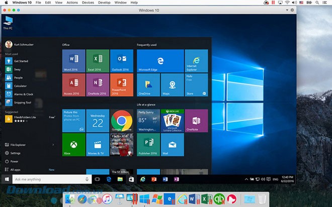Parallels Desktop 15.1.4 cho Mac: Chạy Windows 10 & Cortana