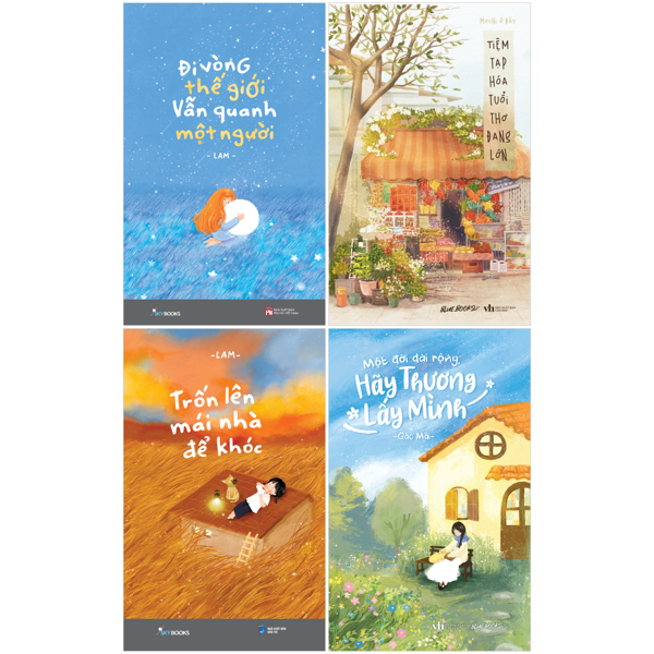 Tải Sách Combo Sach Di Vong The Gioi Van Quanh Mot Nguoi + Tron Len Mai Nha De Khoc + Tiem Tap ...